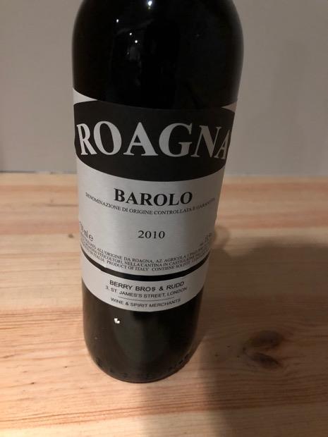 2010 Luca Roagna / Nero di Wongraven Barolo Unione, Italy, Piedmont ...