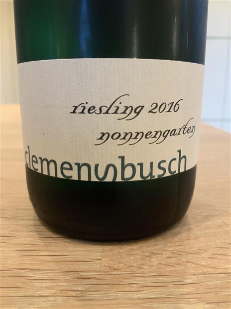 2016 Weingut Clemens Busch Pündericher Nonnengarten Riesling, Germany ...