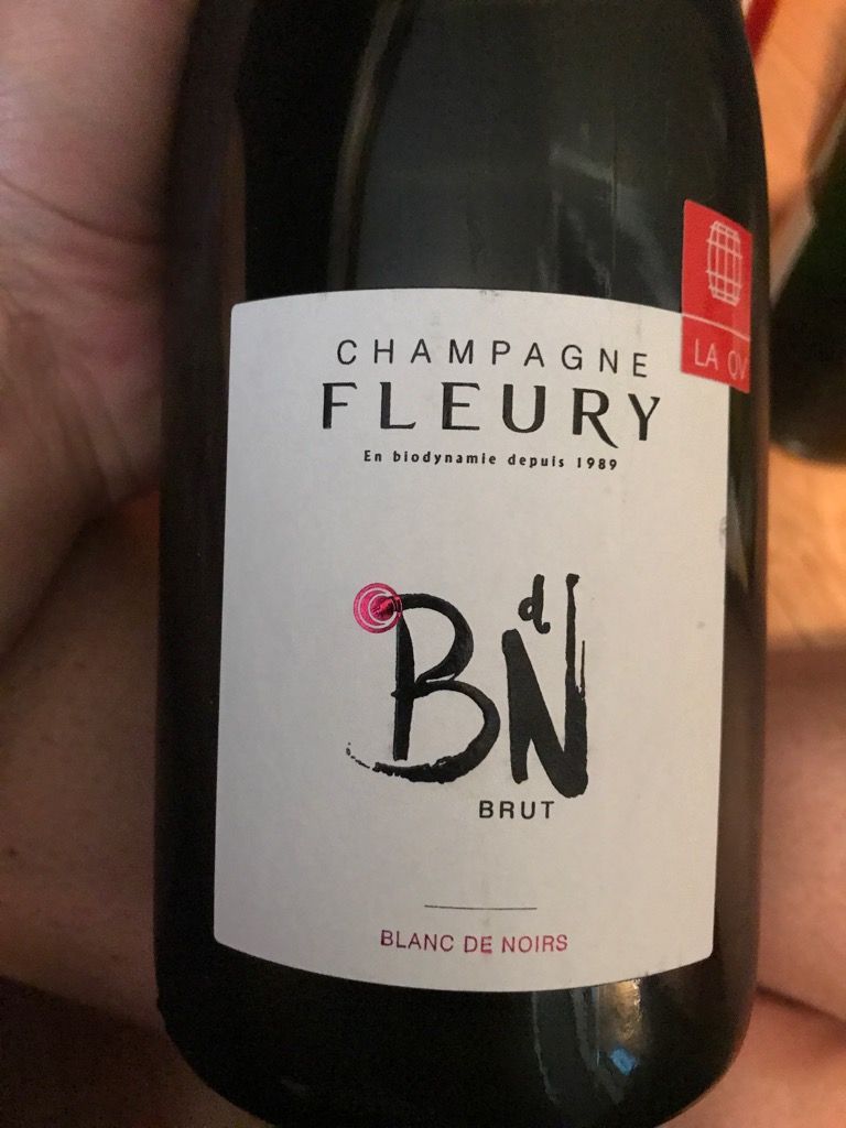 2015 Champagne Fleury Champagne Blanc de Noirs Brut, France, Champagne ...