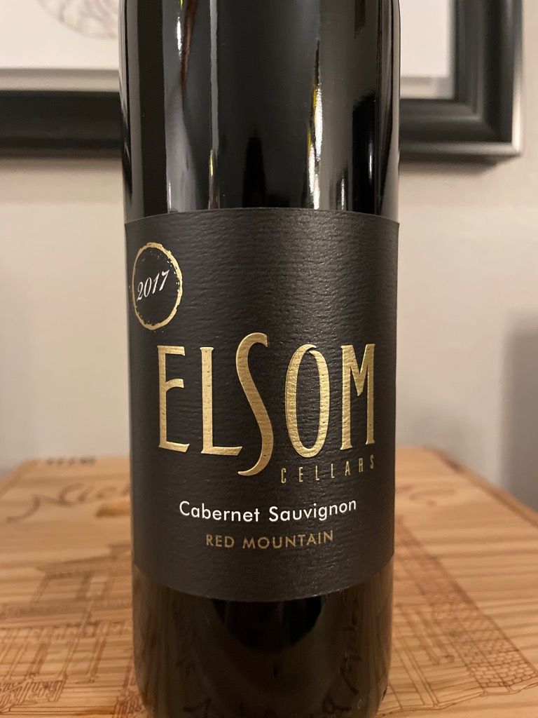 2018 Elsom Cellars Cabernet Sauvignon, USA, Washington, Columbia Valley ...