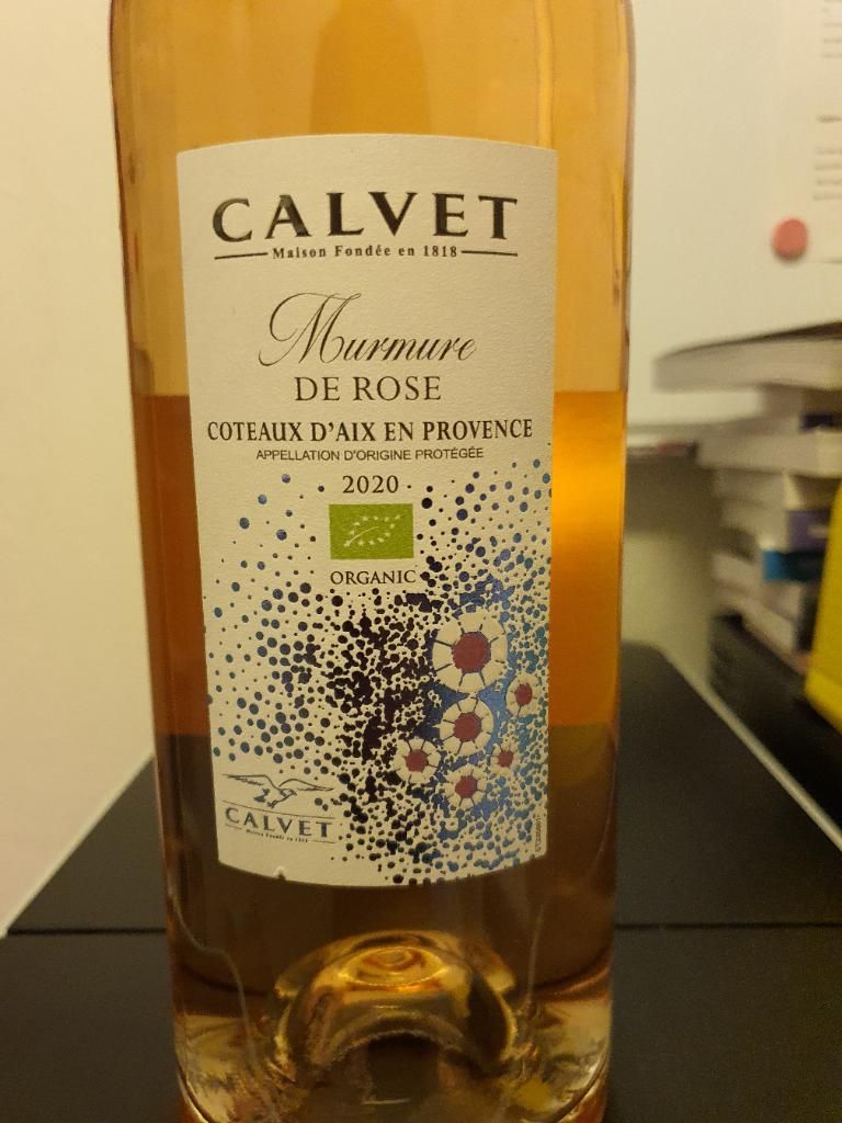 2021 Calvet Coteaux d'Aix-en-Provence Murmure de Rose, France, Provence ...