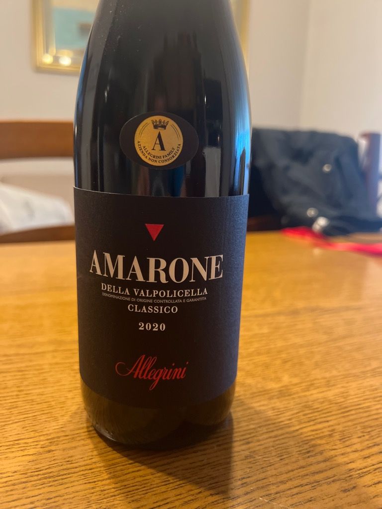 2020 Allegrini Amarone della Valpolicella Classico, Italy, Veneto ...