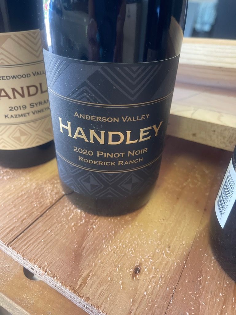 2021 Handley Pinot Noir Roderick Ranch Anderson Valley, USA, California ...