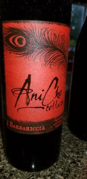 2016 AniChe Cellars Barbariccia, USA, Washington, Columbia Valley ...