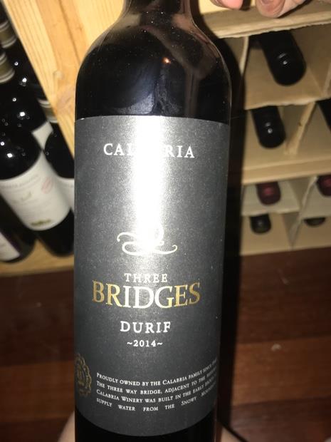 2014 Calabria Family Wines Durif 3 Bridges, Australia, New South Wales ...