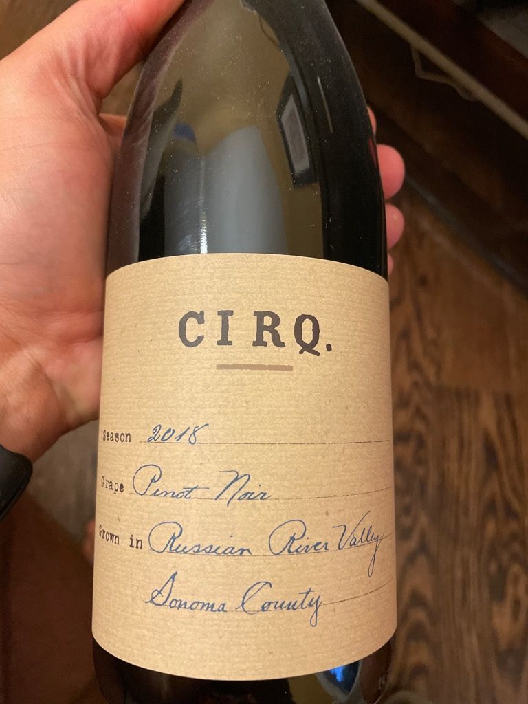 2018 Cirq Pinot Noir Russian River Valley, USA, California, Sonoma ...