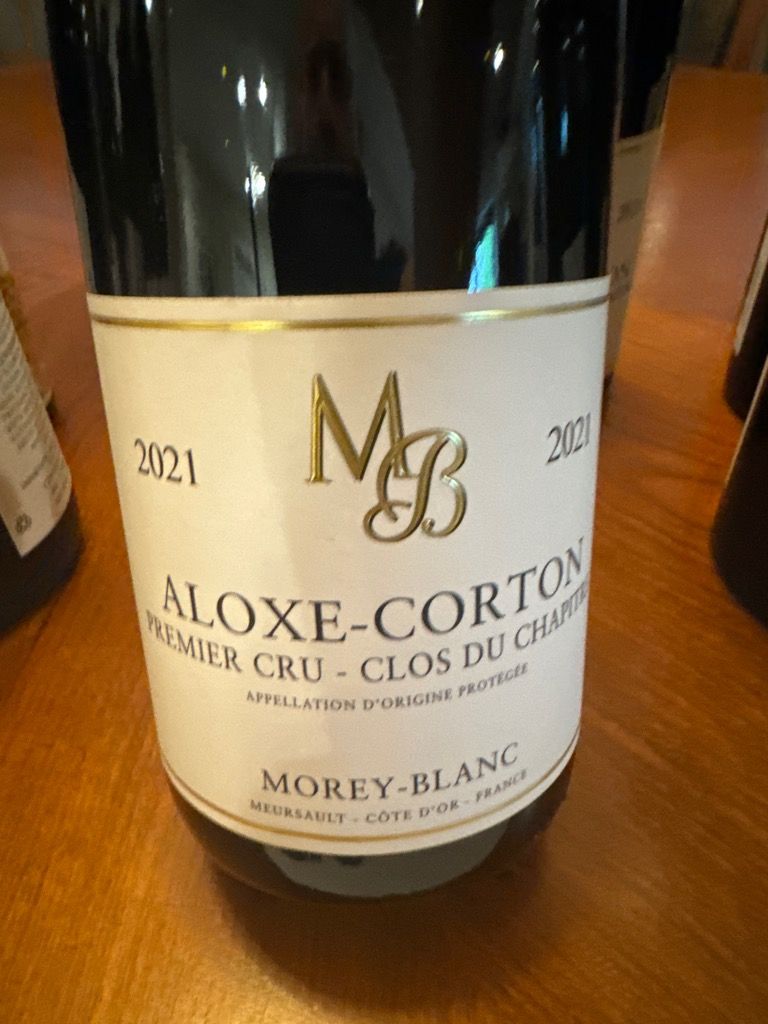 2023 Morey-Blanc Aloxe-Corton 1er Cru Clos du Chapitre, France ...