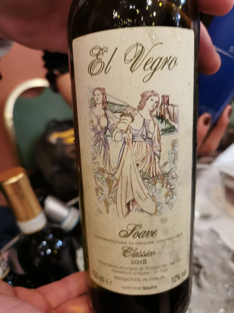 2018 El Vegro Soave Classico, Italy, Veneto, Soave Classico - CellarTracker