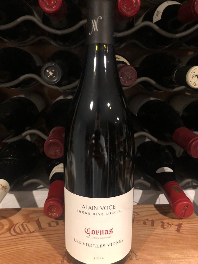2016 Alain Voge Cornas Les Vieilles Vignes, France, Rhône, Northern ...