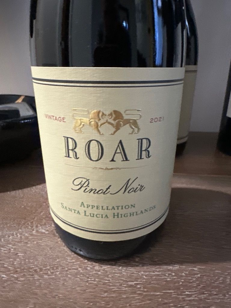 2021 Roar Pinot Noir Santa Lucia Highlands, USA, California, Central ...