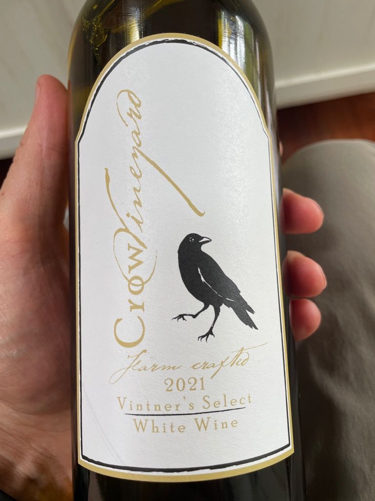 2021 Crow Vineyard Vintner's Select White Wine, USA, Maryland, Eastern ...