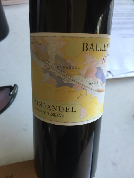 2013 Ballentine Vineyards Zinfandel Reserve Block 9, USA, California ...
