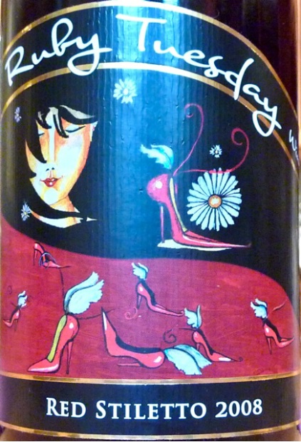2008 Ruby Blues (Ruby Tuesday) Winery Red Stiletto, Canada, British ...