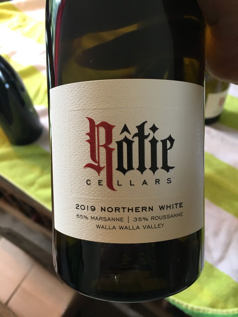 2019 Rôtie Cellars Northern White, USA, Washington, Columbia Valley ...
