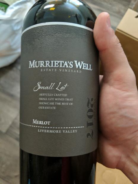 2017 Murrieta's Well Merlot Small Lot, USA, California, San Francisco ...