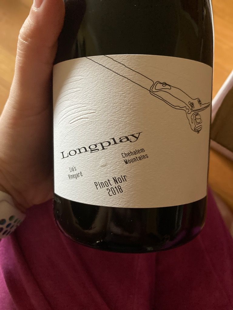 2019 Longplay Pinot Noir Lia's Vineyard, USA, Oregon, Willamette Valley ...