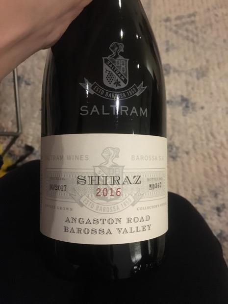 2016 Saltram Shiraz Angaston Road, Australia, South Australia, Barossa ...