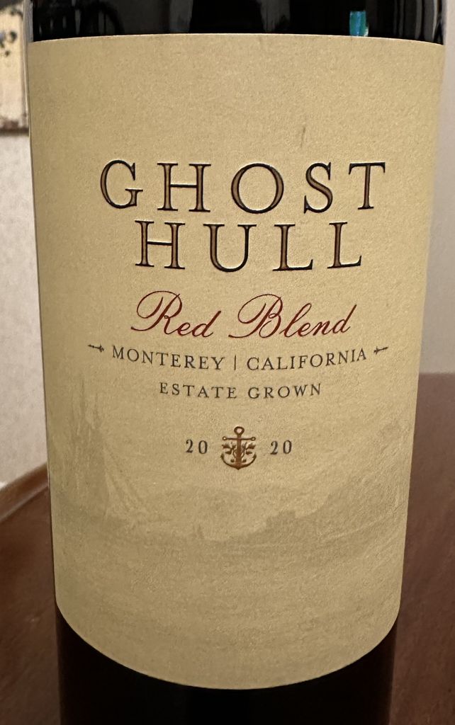 2021 Ghost Hull Red Blend, USA, California, Central Coast, Monterey ...