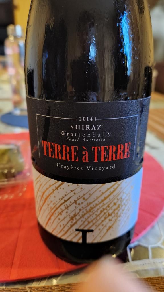 2014 Terre à Terre Cabernet Franc Shiraz Crayeres Vineyard, Australia ...