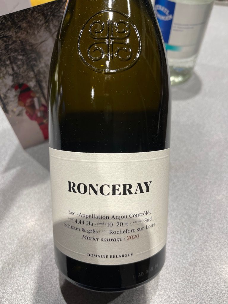 2020 Domaine Belargus Anjou Ronceray, France, Loire Valley, Anjou ...