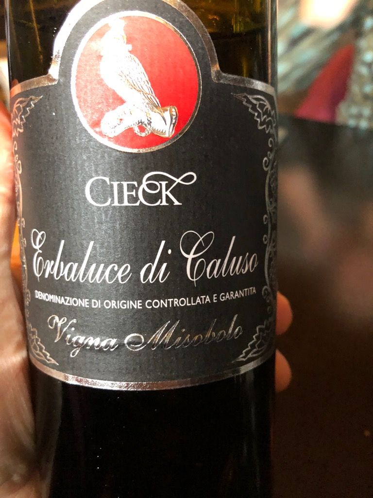 2017 Cieck Erbaluce di Caluso Vigna Misobolo, Italy, Piedmont, Northern ...