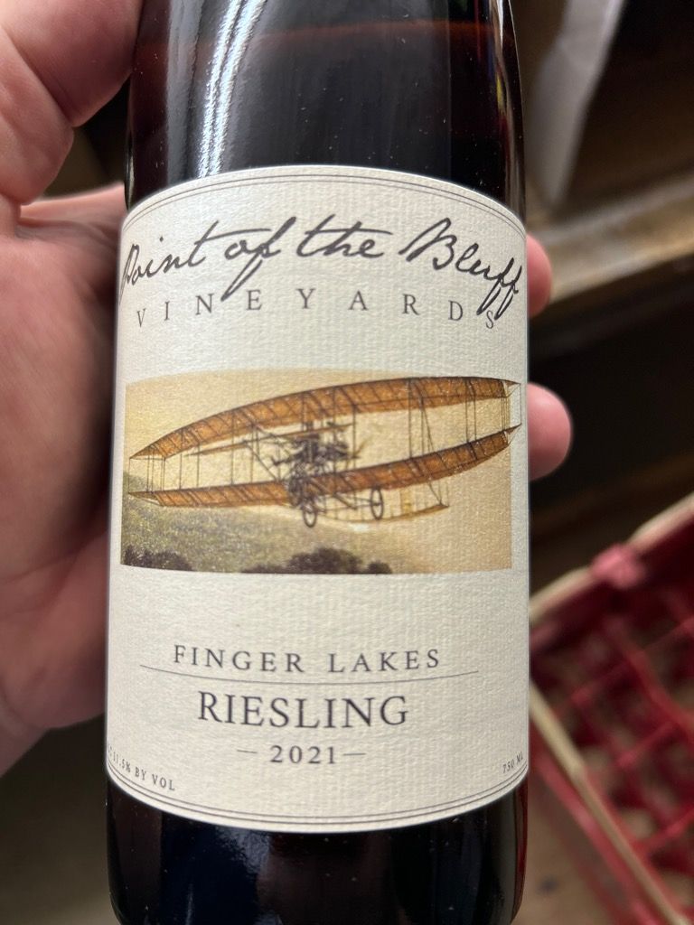 2021 Point of the Bluff Dry Riesling, USA, New York, Finger Lakes ...