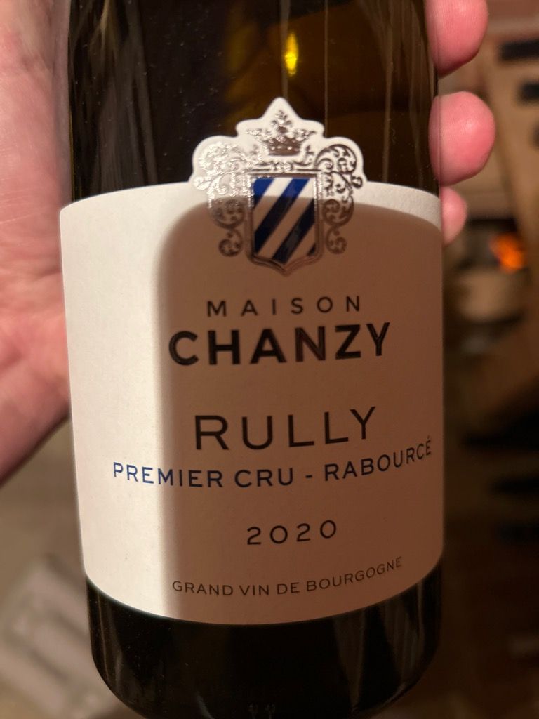 2020 Maison Chanzy Rully 1er Cru Rabourcé, France, Burgundy, Côte ...