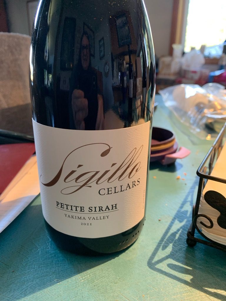 2021 Sigillo Cellars Petite Sirah, USA, Washington, Columbia Valley ...