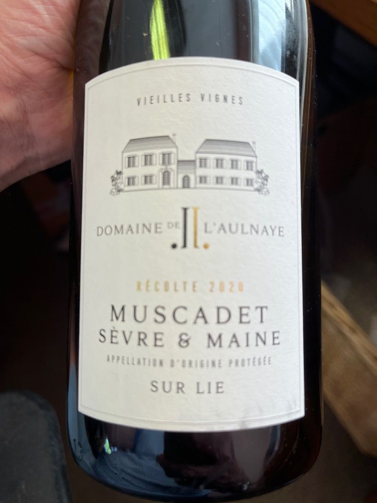 2020 Domaine de L'Aulnaye Muscadet de Sèvre-et-Maine sur lie, France ...