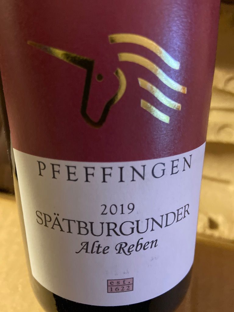 2019 Weingut Pfeffingen Spätburgunder Alte Reben, Germany, Pfalz ...