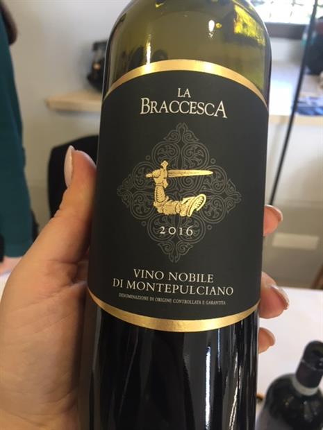 2016 La Braccesca (Antinori) Vino Nobile di Montepulciano, Italy ...
