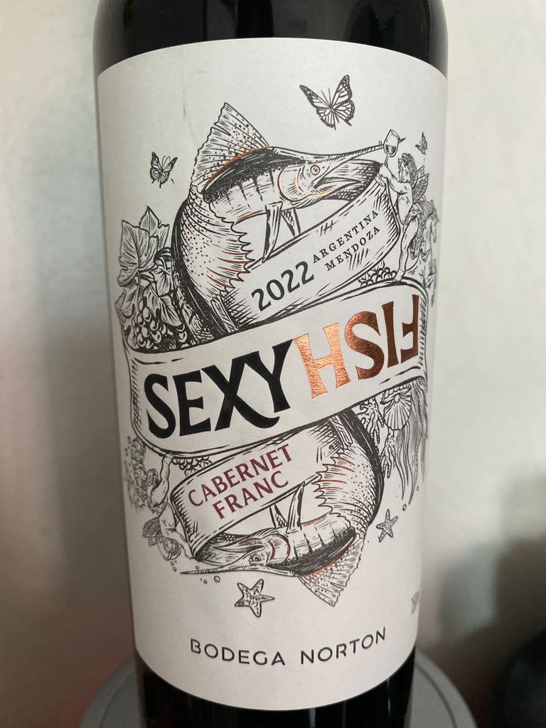 2022 Bodega Norton Cabernet Franc Sexy Fish, Argentina, Mendoza - CellarTracker