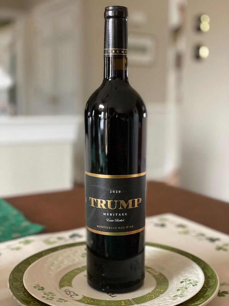 2020 Trump Winery Meritage, USA, Virginia, Central Virginia, Monticello ...