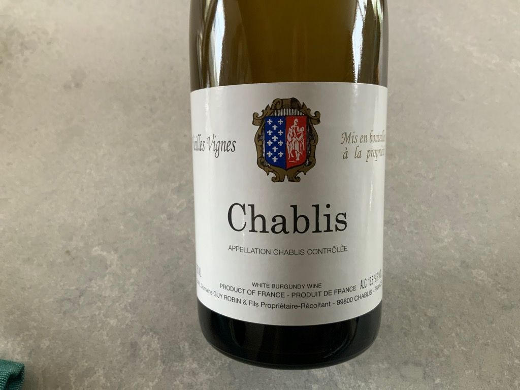 2020 Domaine Guy Robin et Fils Chablis Vieilles Vignes, France ...