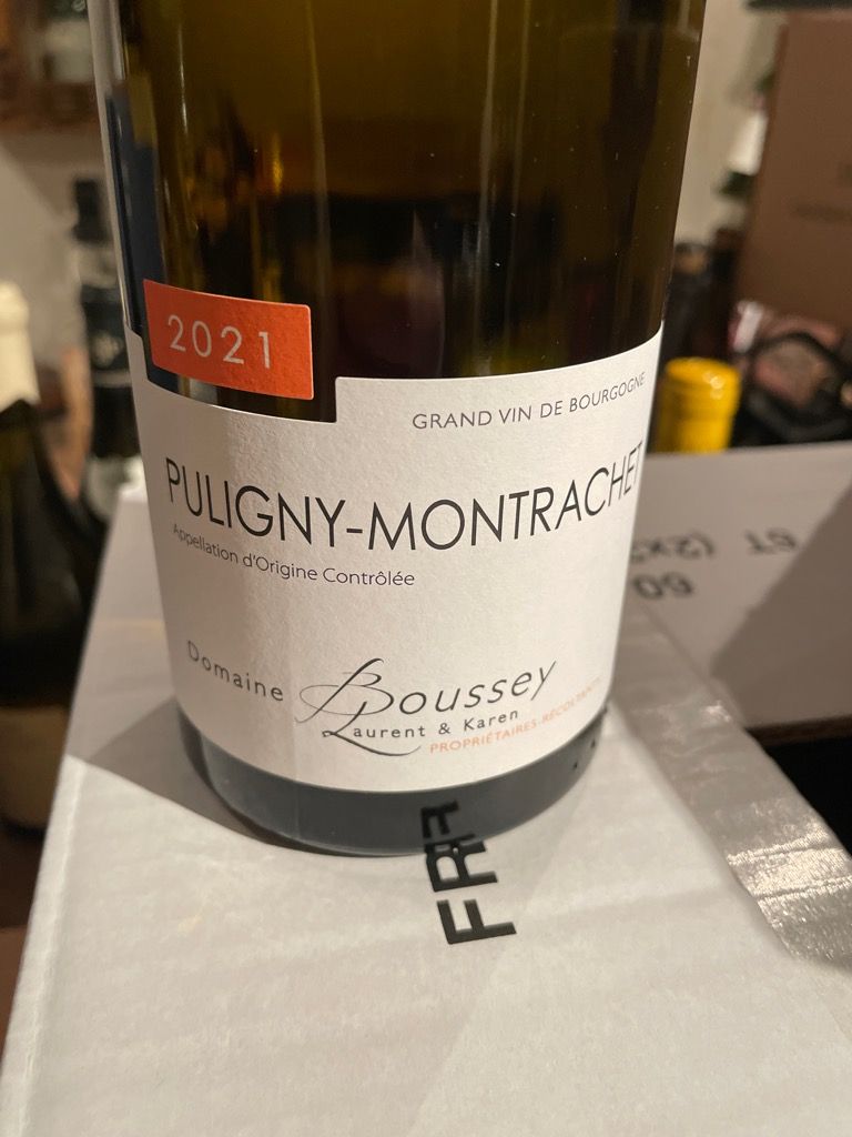 2020 Domaine Laurent Boussey Puligny-Montrachet, France, Burgundy, Côte ...