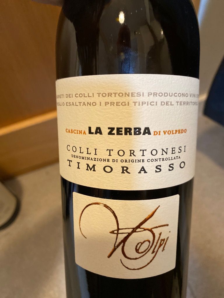 2020 Cantine Volpi Timorasso Colli Tortonesi Cascina La Zerba di ...