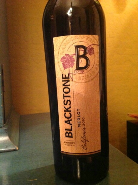 2010 Blackstone Winery Merlot Winemaker's Select, USA, California ...
