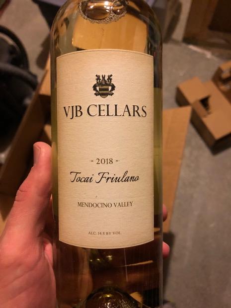 2018 VJB Tocai Friulano, USA, California, North Coast, Mendocino County ...