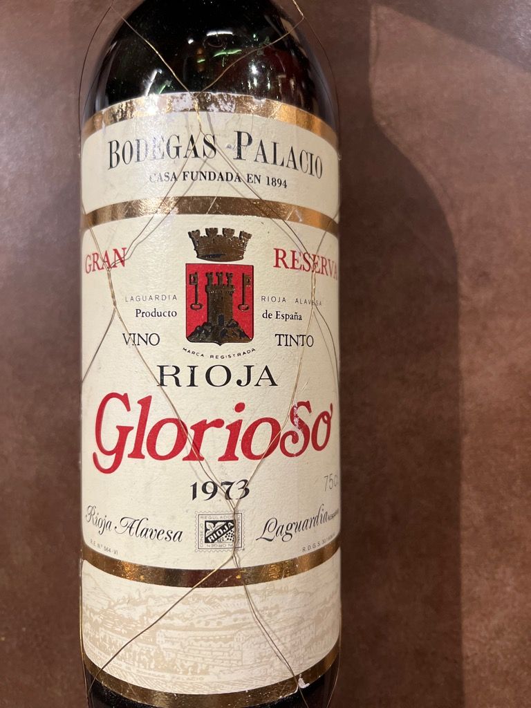 1973 Bodegas Palacio Rioja Cosme Palacio Glorioso Crianza, Spain, La ...