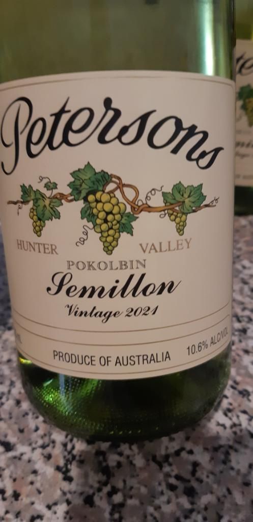 2023 Petersons Sémillon Hunter Valley, Australia, New South Wales ...