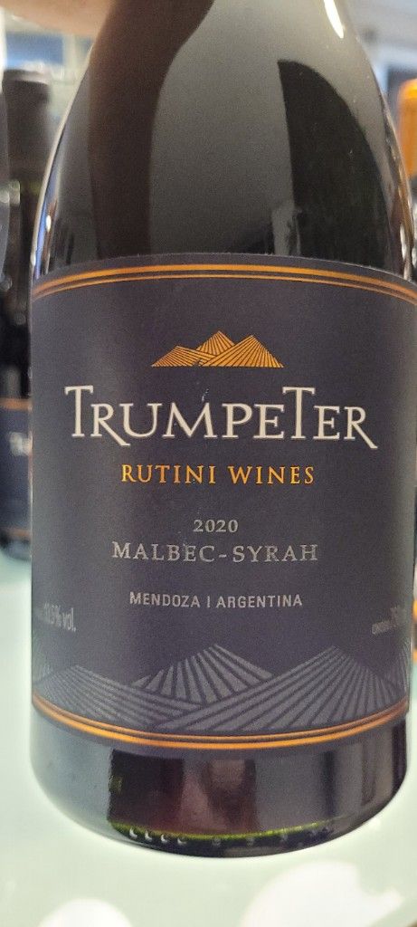2020 Trumpeter Malbec - Syrah, Argentina, Mendoza, Valle de Uco ...