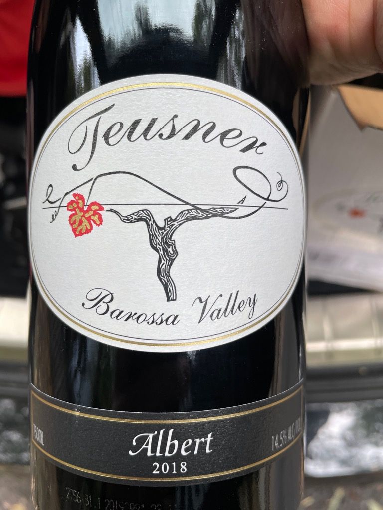 2018 Teusner Shiraz Albert, Australia, South Australia, Barossa ...