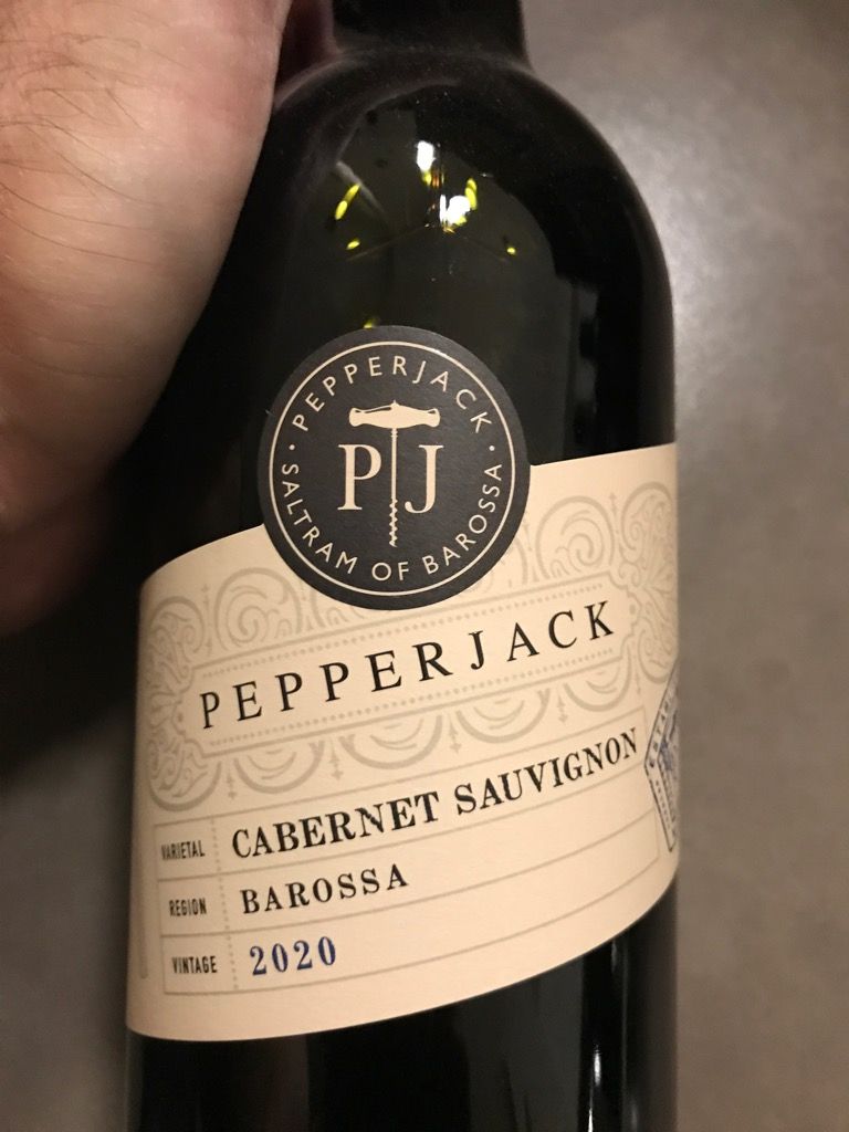 2020 Pepperjack Cabernet Sauvignon, Australia, South Australia, Barossa ...