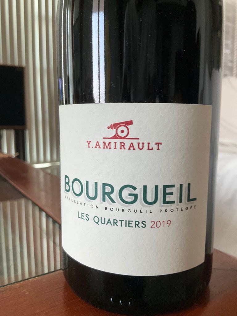 2019 Yannick Amirault Bourgueil Les Quartiers, France, Loire Valley ...