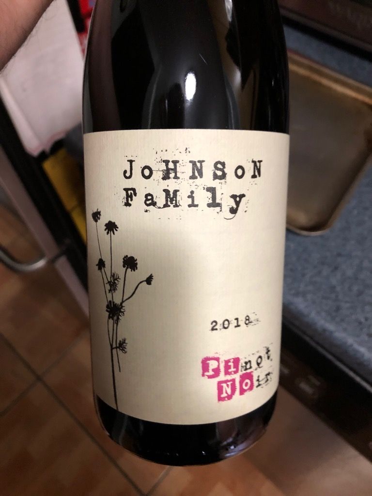 2017 Johnson Family Pinot Noir, USA, California, Sonoma County, Sonoma ...