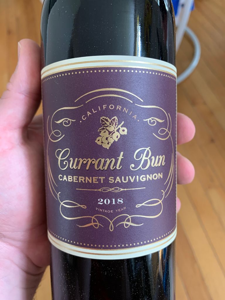 2020 Currant Bun Cabernet Sauvignon, USA, California - CellarTracker
