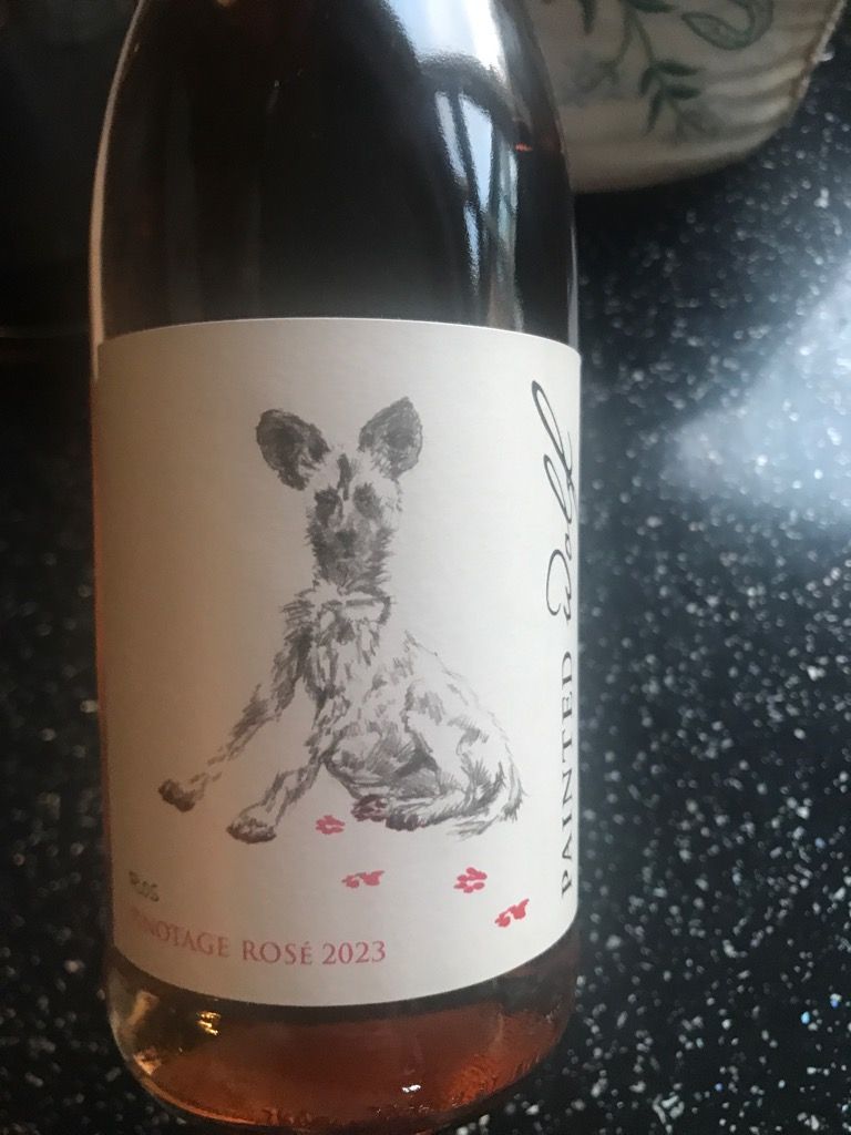 2023 Painted Wolf Wines Pinotage The Den Rosé, South Africa, Coastal ...