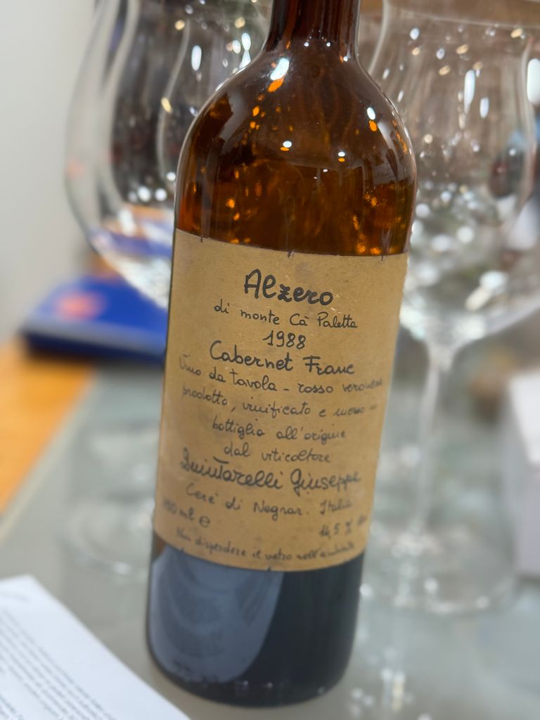 1988 Giuseppe Quintarelli Cabernet Franc Alzero, Italy, Veneto, Vino da ...