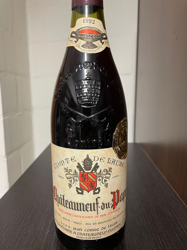 1992 Domaine Comte de Lauze Châteauneuf-du-Pape, France, Rhône ...