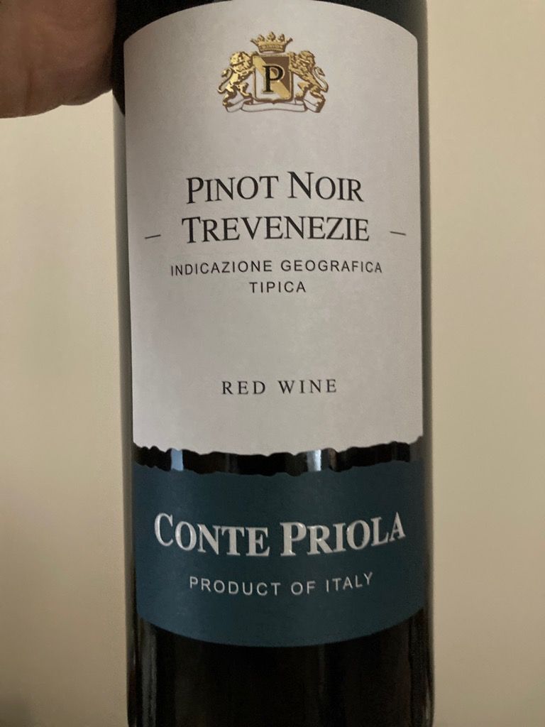 2021 Conte Priola Pinot Noir Trevenezie, Italy, Trevenezie - CellarTracker